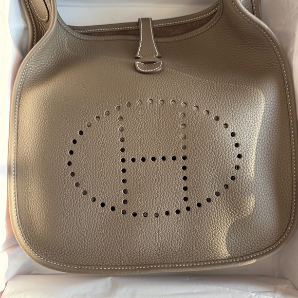 Hermes | Bags | Authentic New Hermes Evelyne Iii 29 Etoupe Color | Poshmark